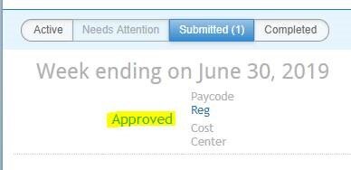 Timecard Statuses Overview