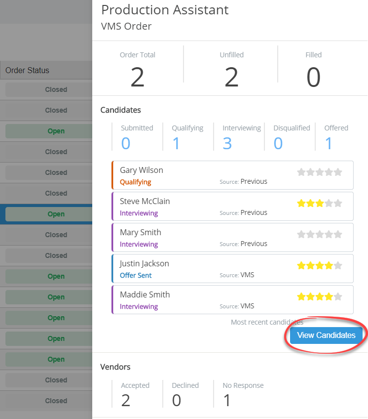 VMS Hiring Manager Guide